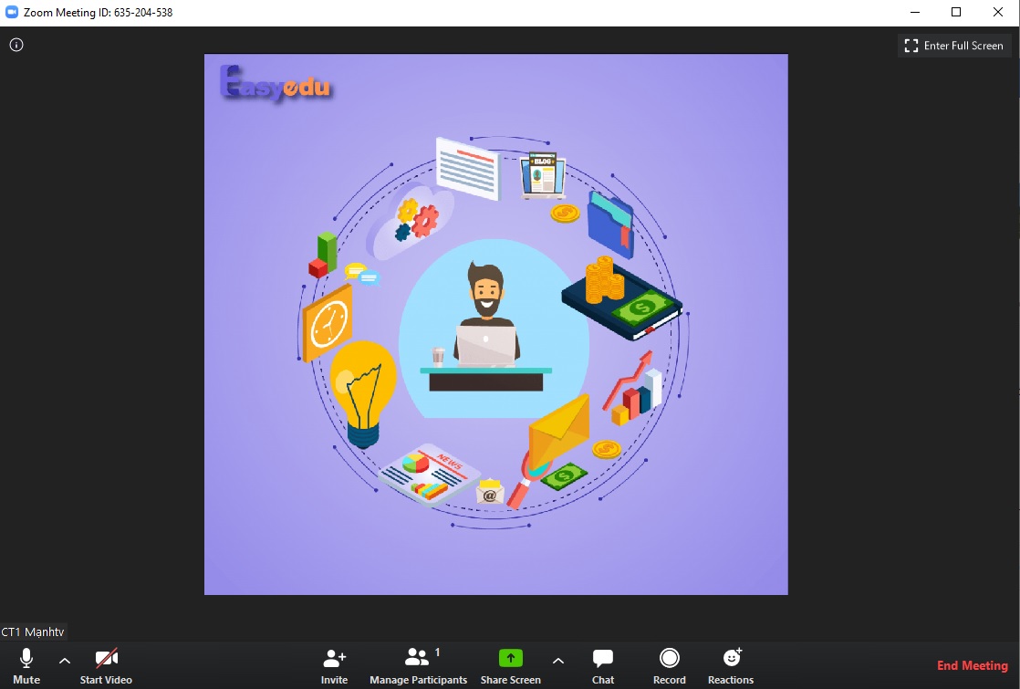 Sử dụng phần mềm Zoom vào giảng dạy ngoại ngữ online - Easy Edu