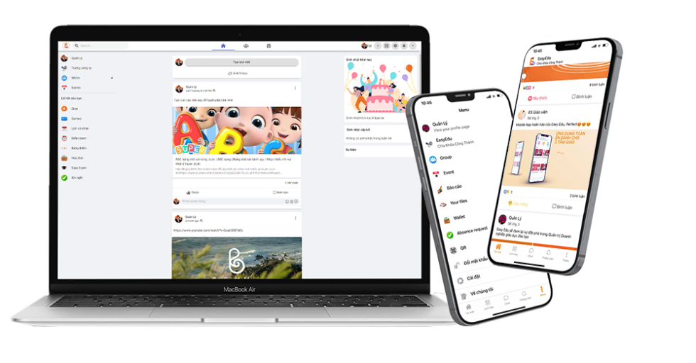 Easy Edu - Nền tảng quản trị giáo dục đào tạo